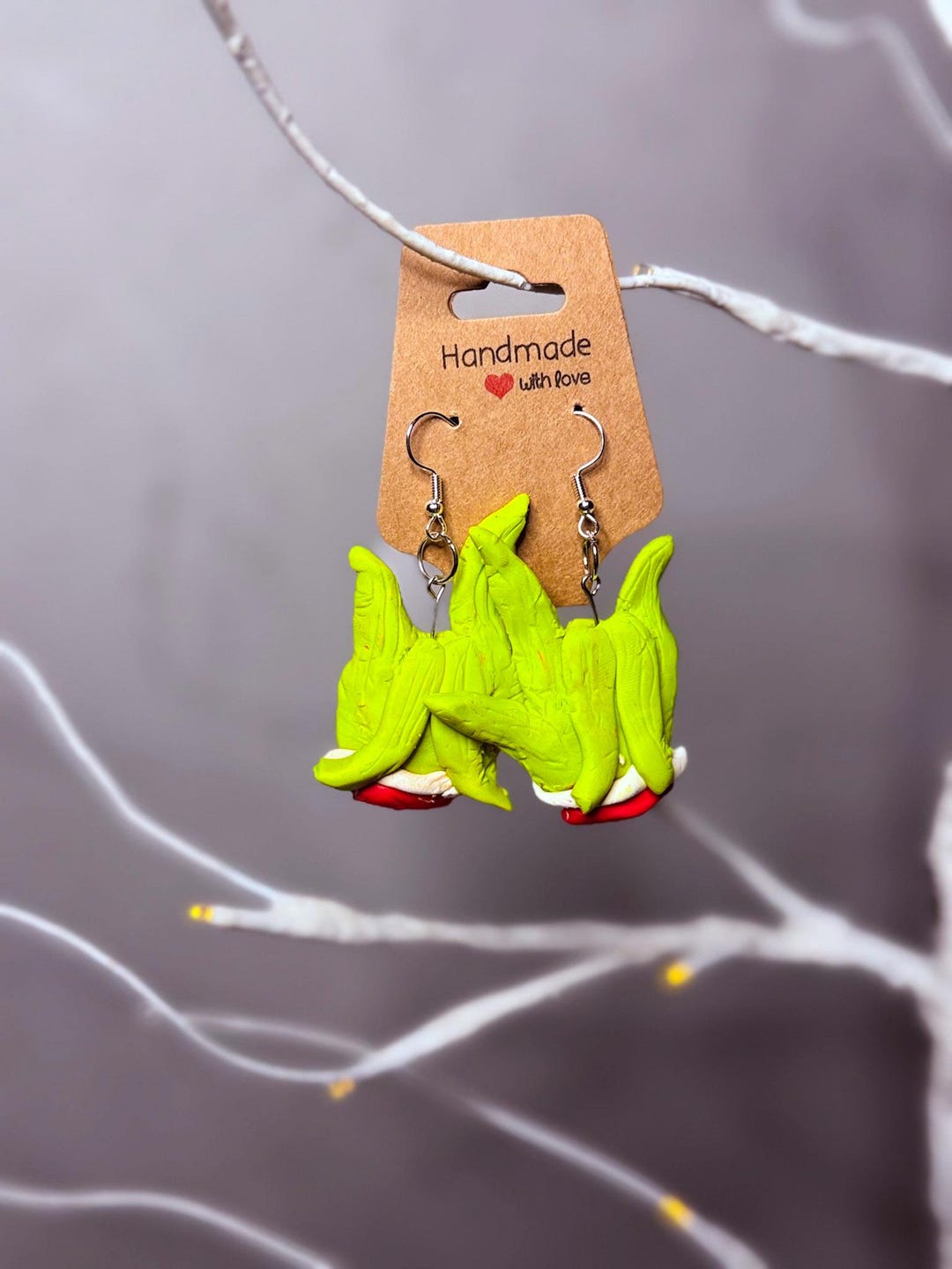 Ily ASL Grinch Earrings - Etsy