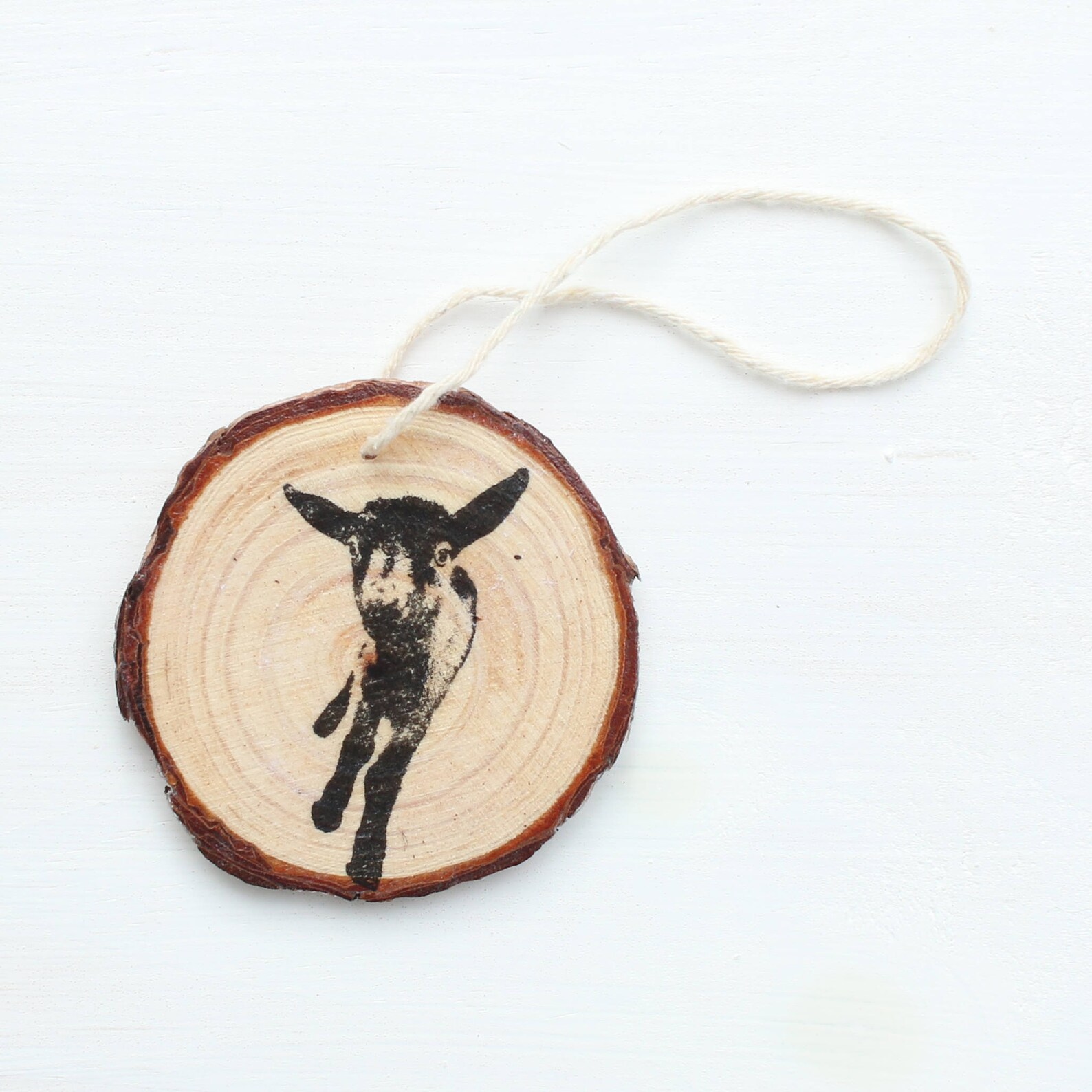 Goat Ornament Animal Ornament Wood Ornament Christmas Gift - Etsy