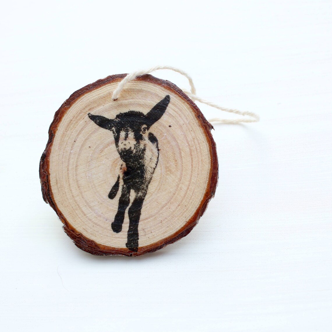 Goat Ornament Animal Ornament Wood Ornament Christmas Gift - Etsy