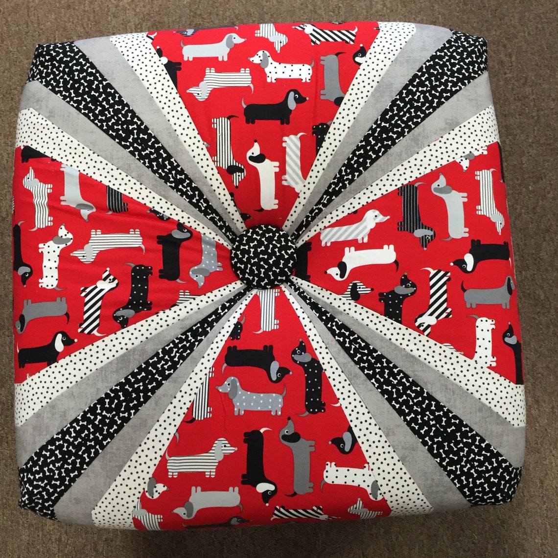 Square Tuffet Pattern With Fusible Interfacing - Etsy