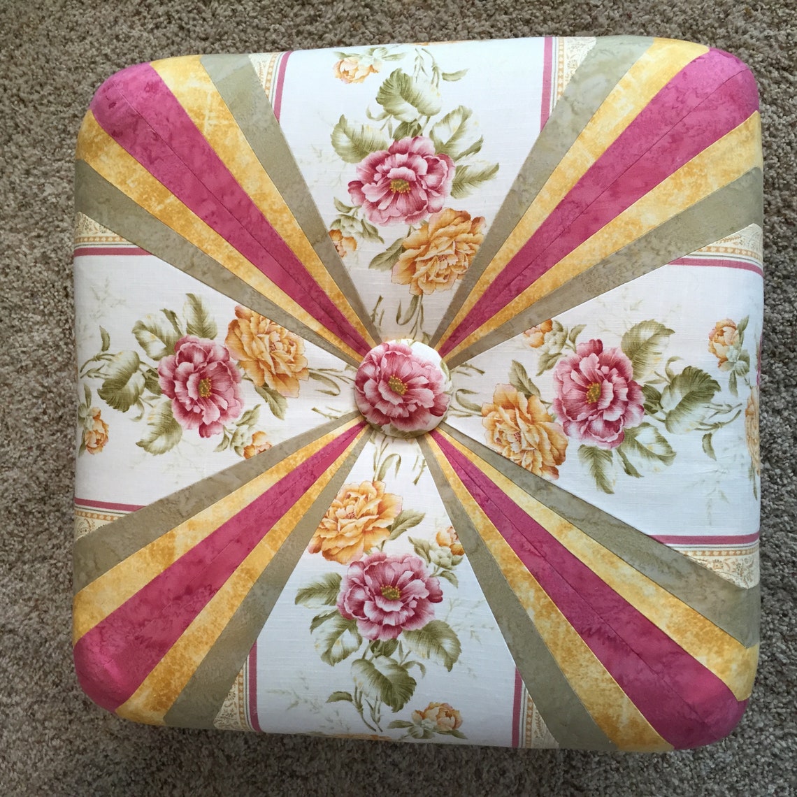 Square Tuffet Pattern With Fusible Interfacing - Etsy