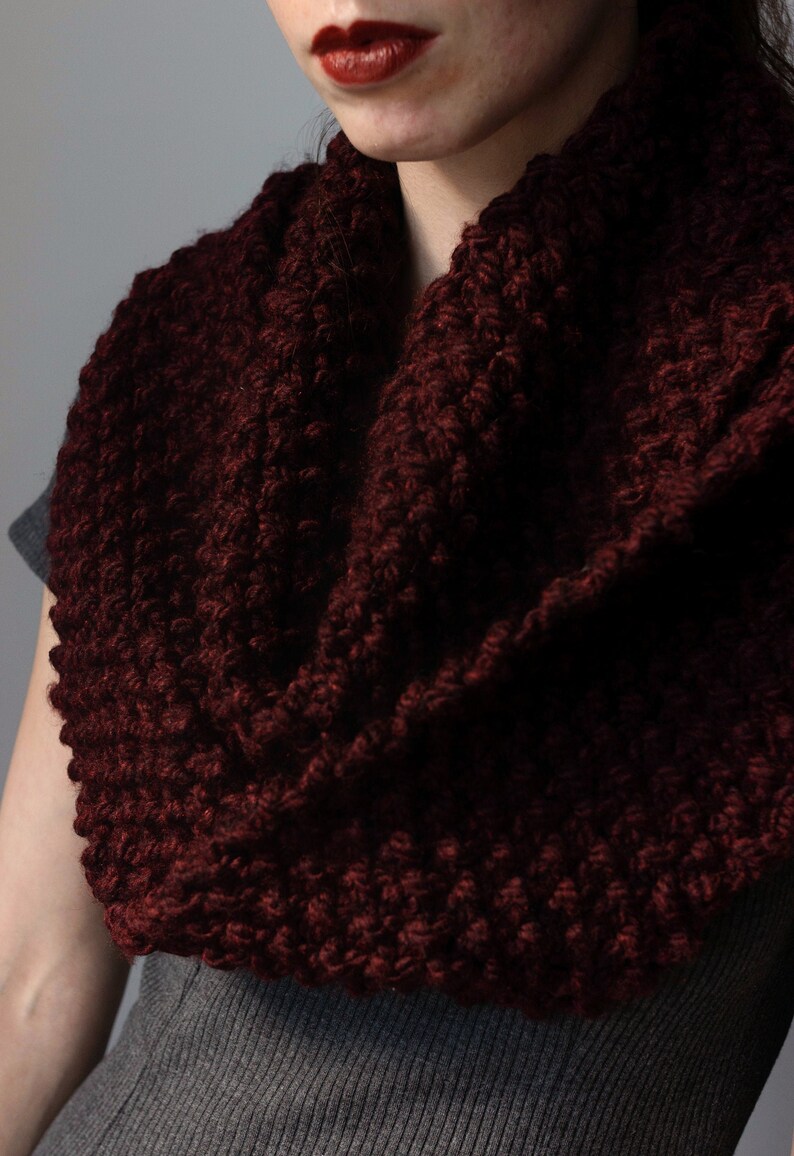 Beginner Knit Pattern | PDF | Knit Stitch Pattern, Infinity Scarf ...