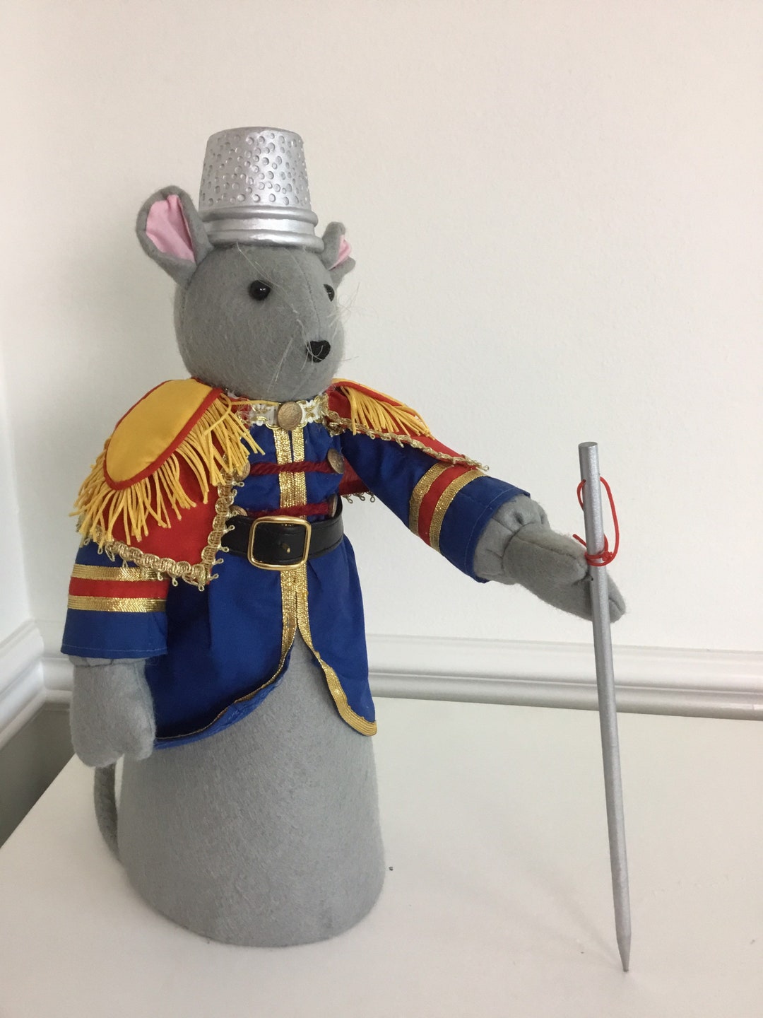 Handmade the Nutcracker Mouse King 14 Tall Christmas Mouse King ...