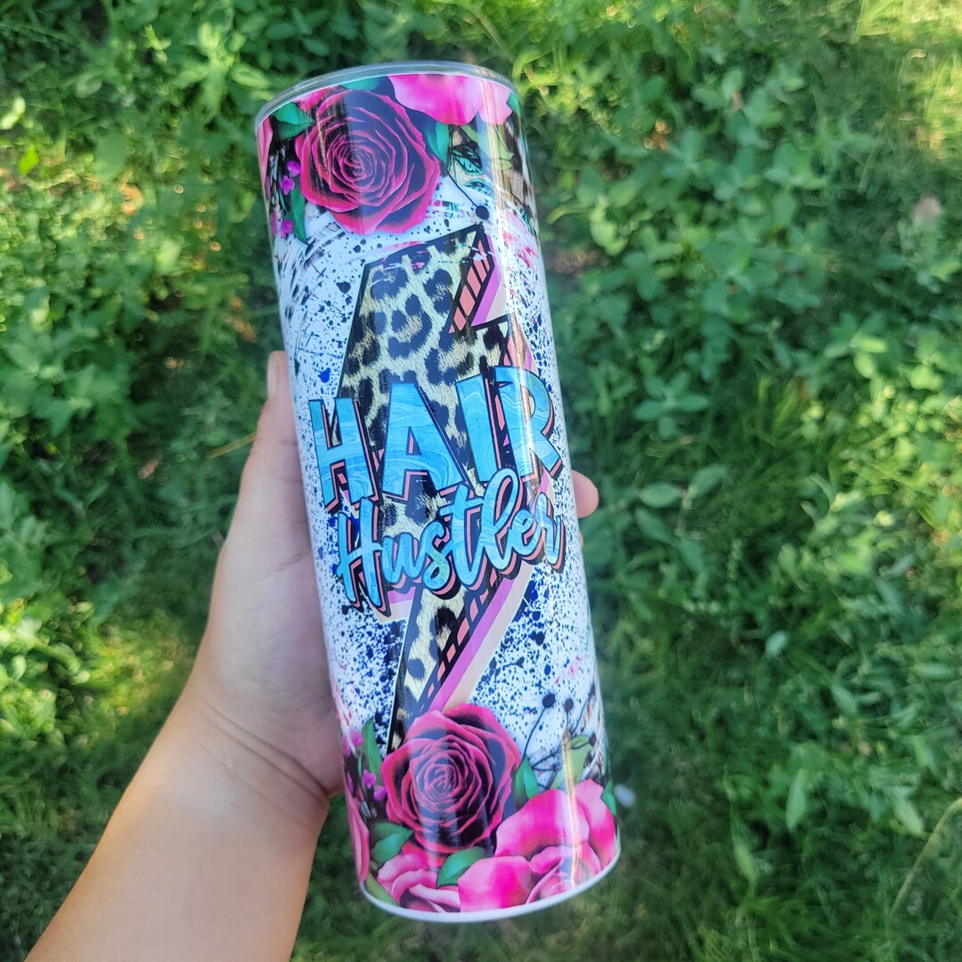 Hair Stylist Tumbler Cup, Hair Hustler Tumbler, Hairdresser Tumbler ...