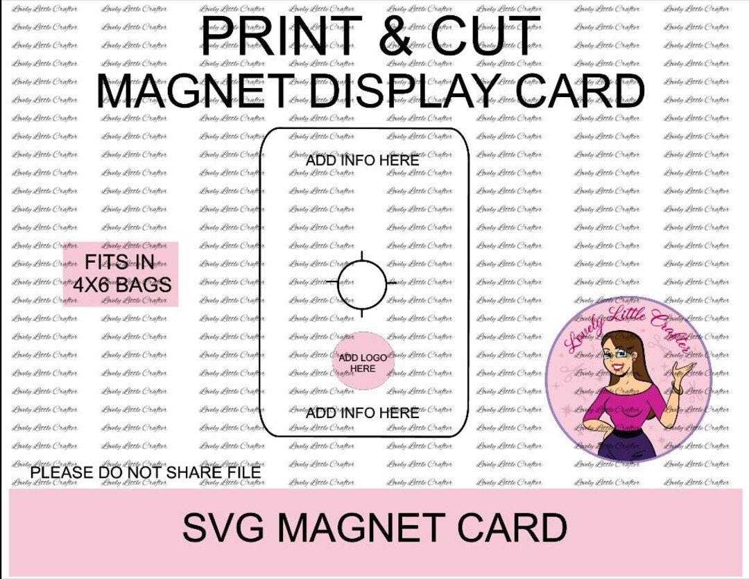 SVG Magnet Card Magnet Packaging - Etsy