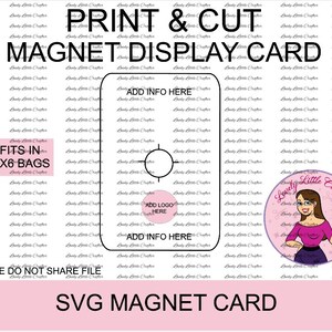 SVG Magnet Card, Magnet Packaging - Etsy