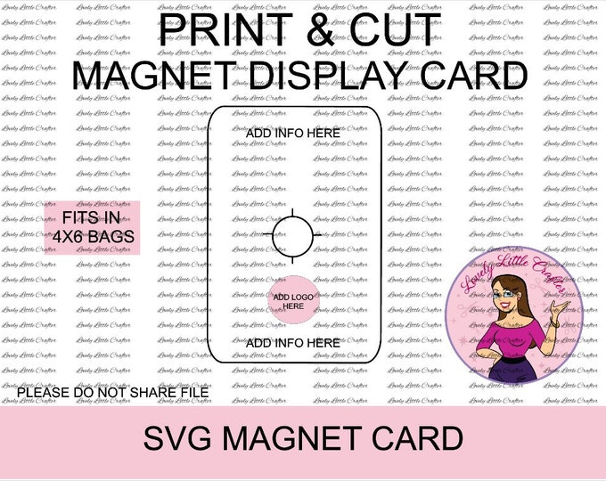 SVG Magnet Card, Magnet Packaging - Etsy