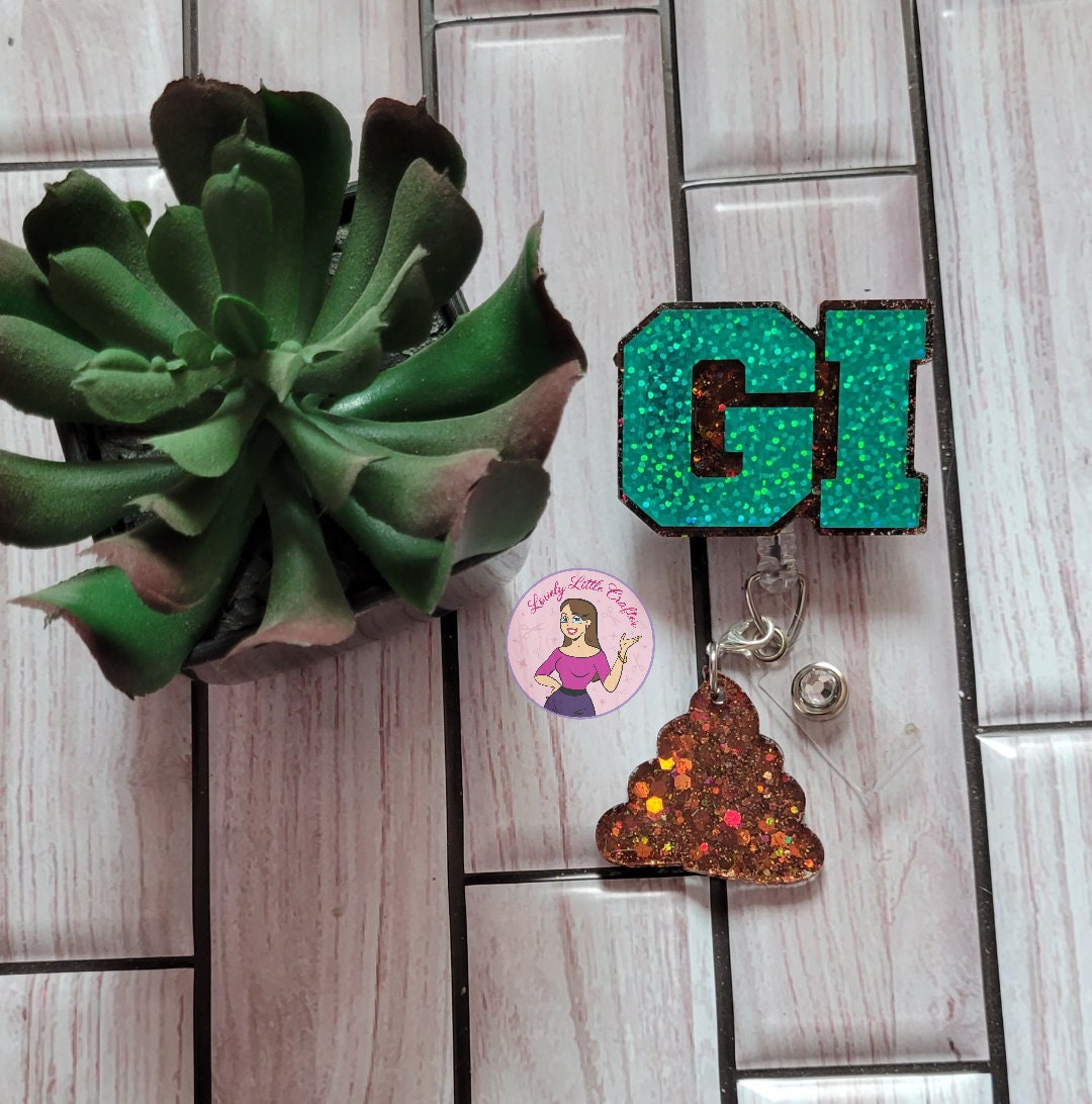 GI Badge Reel, Gastrointestinal Badge Reel, Poop Badge Reel, Holiday ...