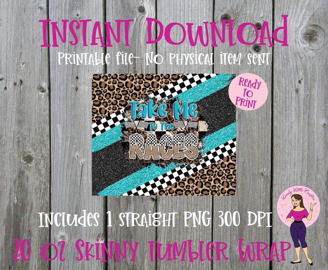 Racing Sublimation Tumbler Designs Race Tumbler Wrap 20oz - Etsy