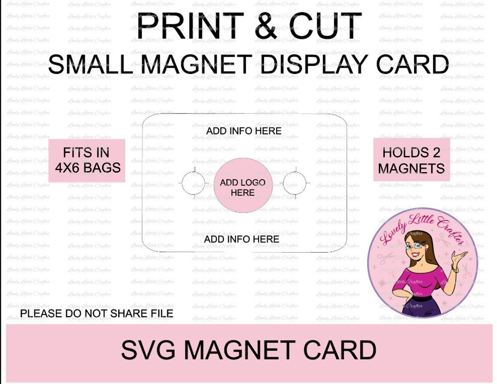 SVG Magnet Card Magnet Packaging | Etsy