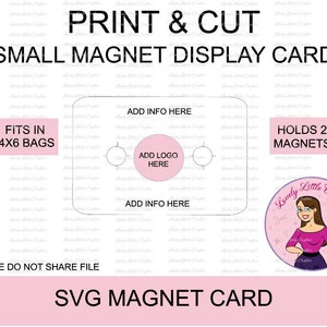 SVG Magnet Card, Magnet Packaging - Etsy