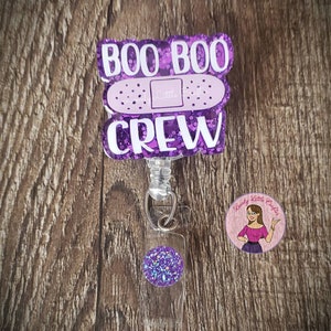 Boo Boo Crew Badge Reel School Nurse Reel Medical Badge | Etsy