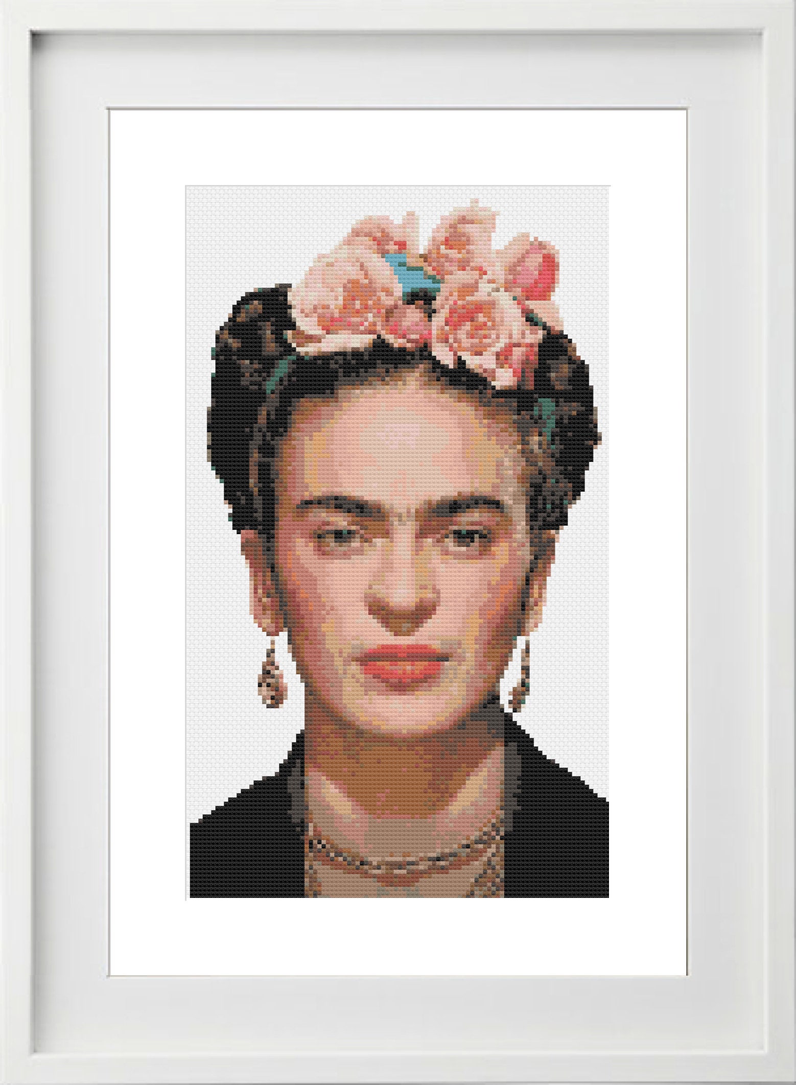 Frida Kahlo Cross Stitch Pattern PDF Digital - Etsy