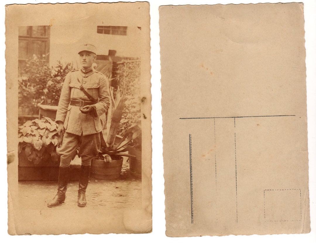 1910s Original WW1 14x9cm WWI Old Photo Photography Vintage Portrait ...