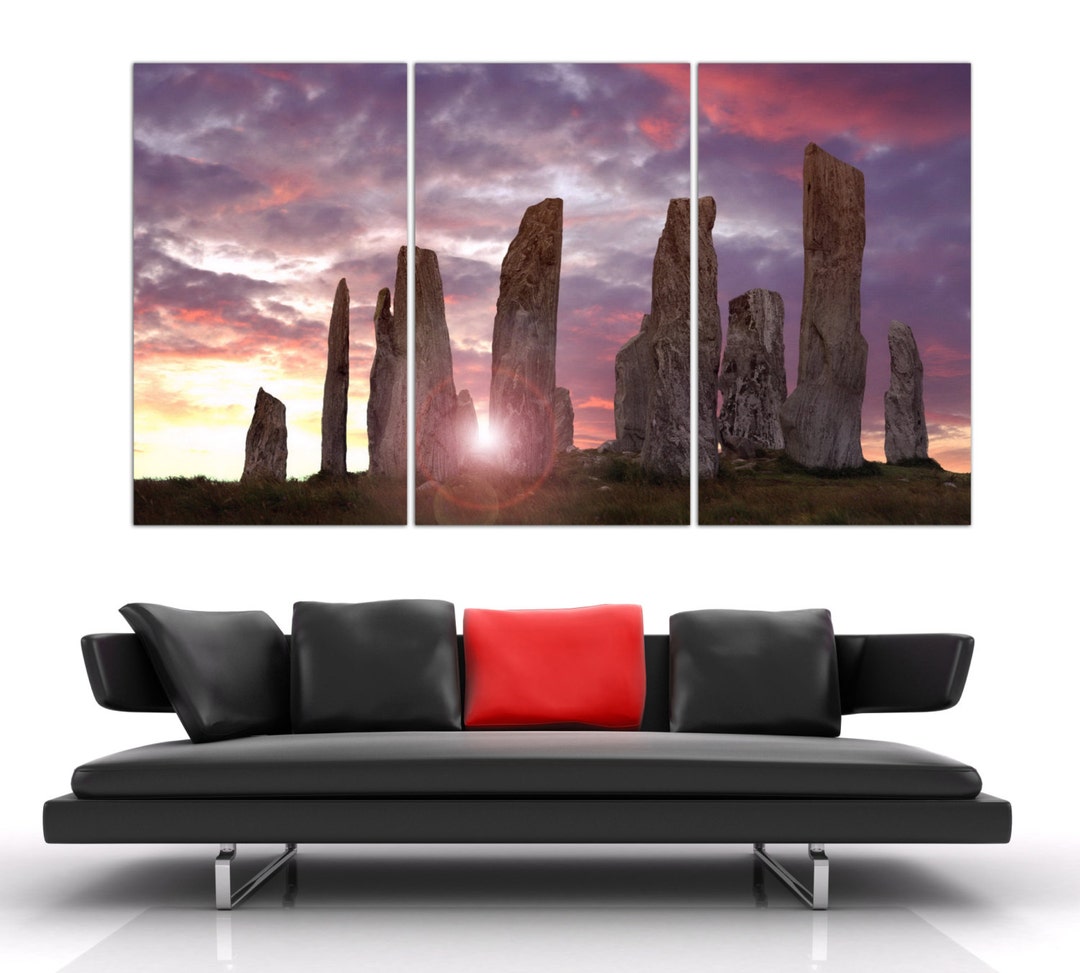 3 Panel Photograph Stonehenge London Famous Landmark.canvas Print, 1.5 ...