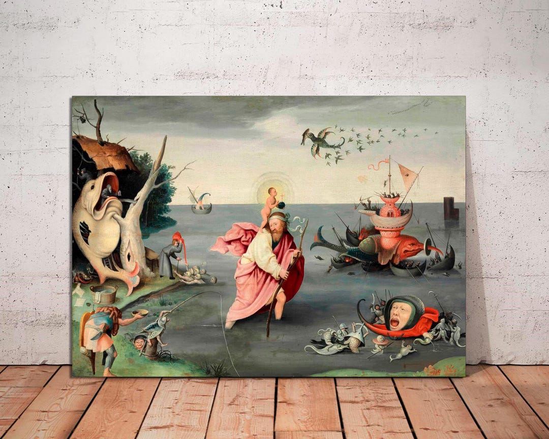 Hieronymus Bosch Canvas Art Print, Sinful World, Art Print on Canvas ...