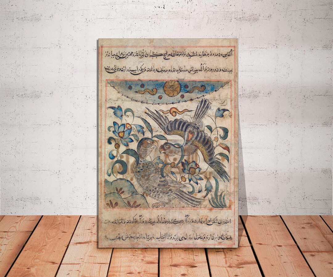 Medieval Eagles Canvas Art Print: Vintage Golden Eagle Wall Decor - Etsy