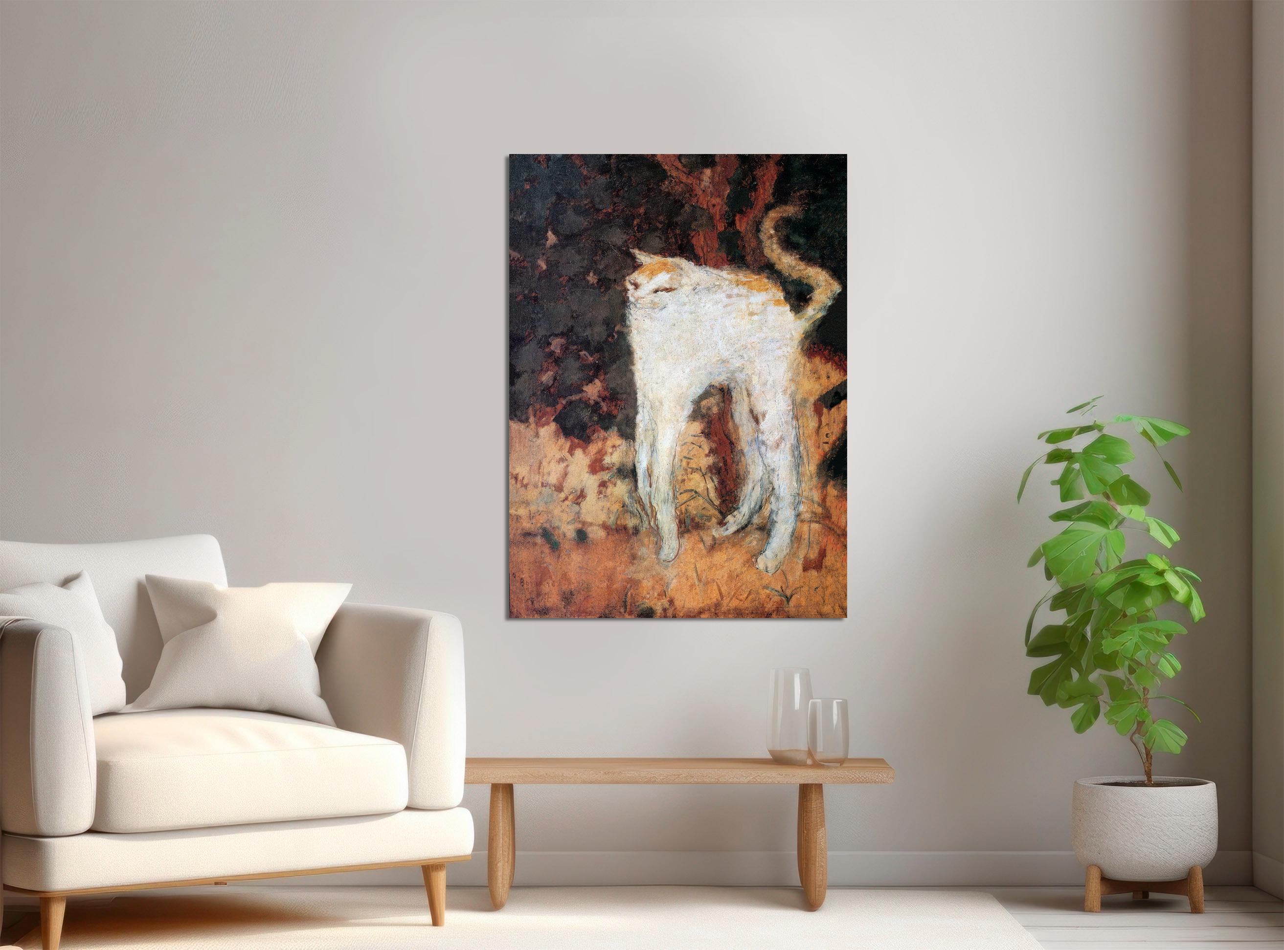 Pierre Bonnard White Cat Canvas Print: Surreal Victorian Art, Ready to ...