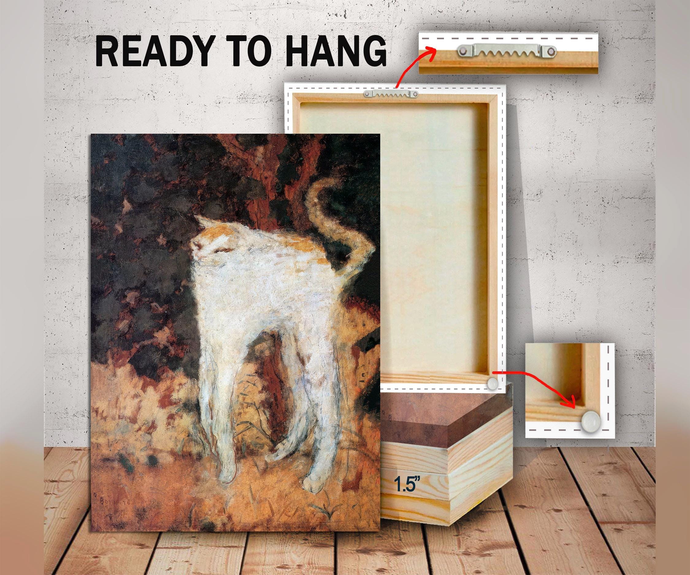Pierre Bonnard White Cat Canvas Print: Surreal Victorian Art, Ready to ...