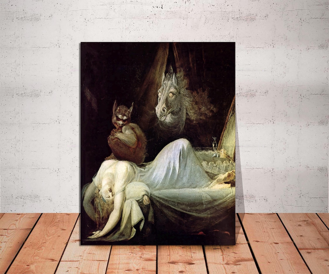 The Nightmare by Henry Fuseli: Gothic Dark Academia Canvas Art - Etsy