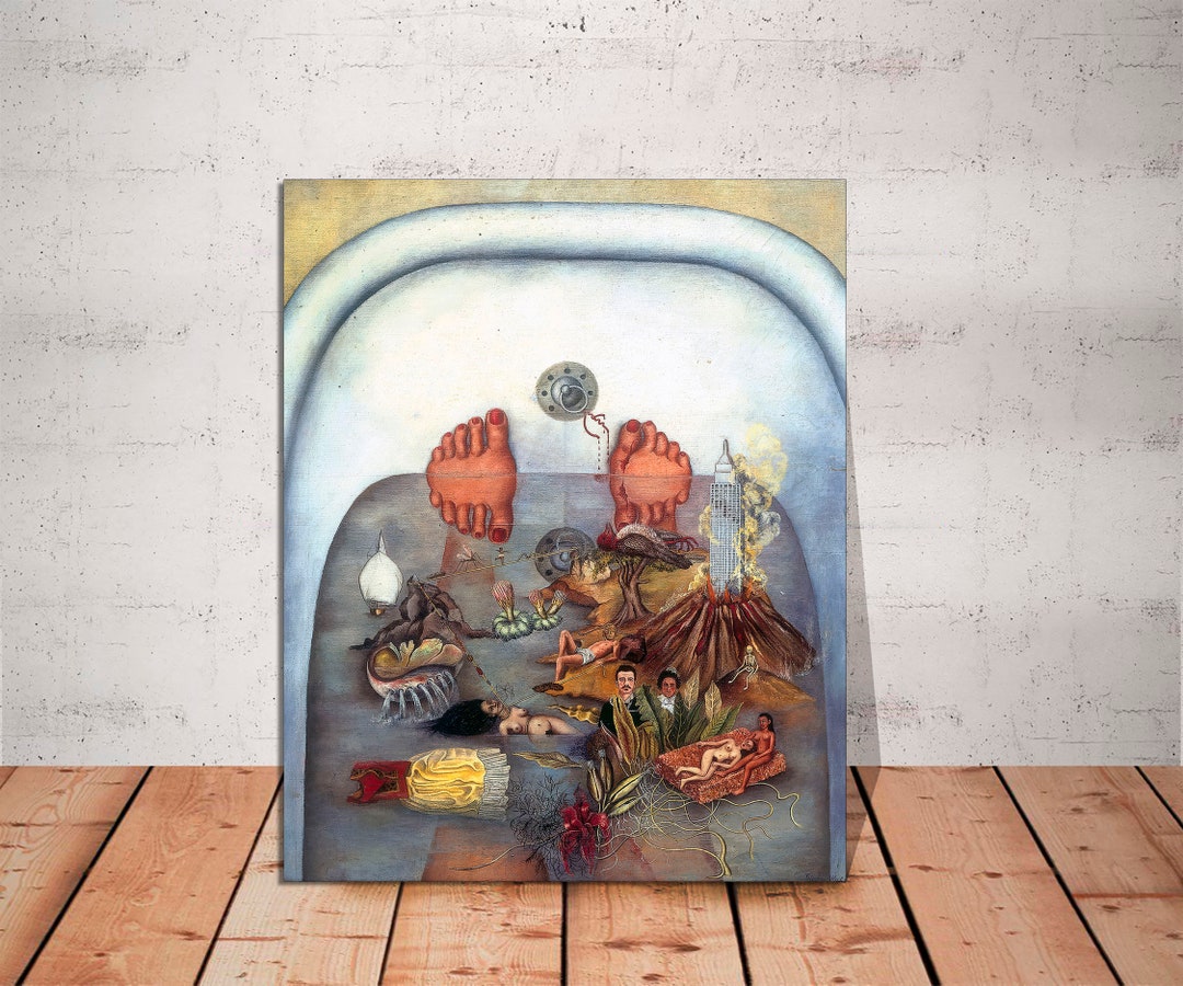 Frida Kahlo 'what the Water Gave Me' Canvas Art Print - Ready to Hang ...