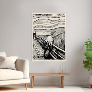 Edvard Munch - the Scream, Iconic Expressionist Art Print, High-quality ...