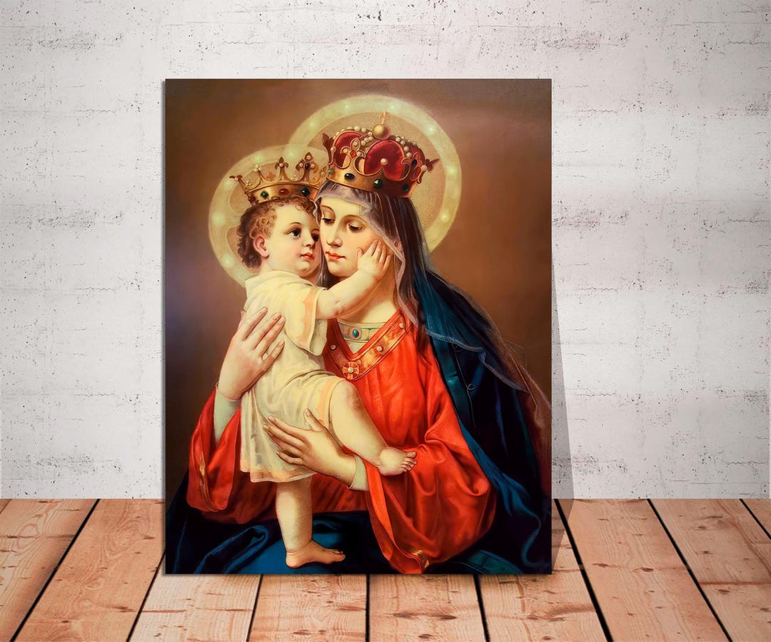 Our Lady of Good Remedy Canvas Print: Madonna and Child Catholic Art - Etsy