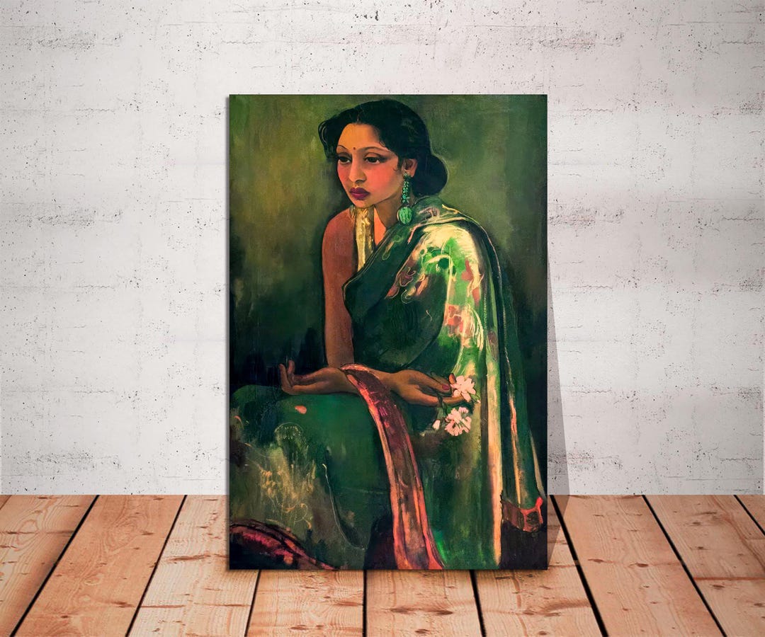 Sumair by Amrita Sher-gil, India Antique Art, Vintage Indian Art ...