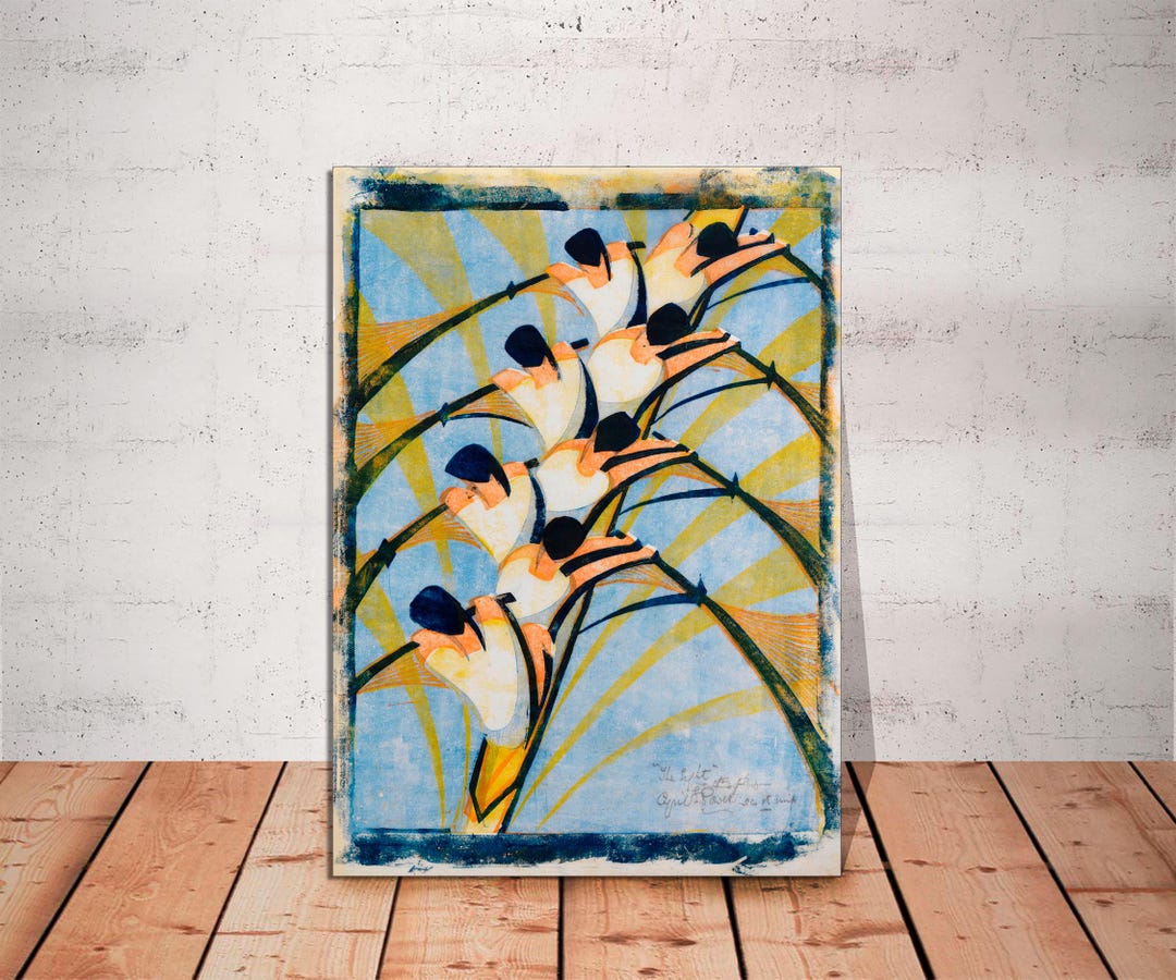 Cyril Edward Power "the Eight" Rowing Art, Giclee Canvas Print - Etsy