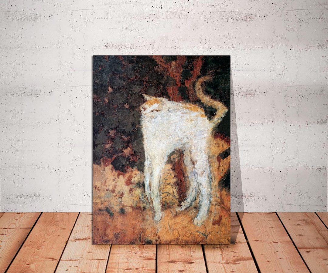 Pierre Bonnard White Cat Canvas Print: Surreal Victorian Art, Ready to ...