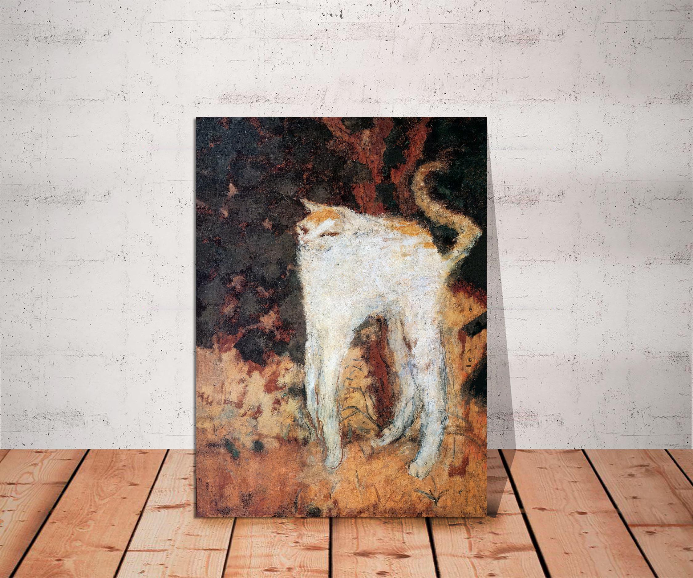 Pierre Bonnard White Cat Canvas Print: Surreal Victorian Art, Ready to ...
