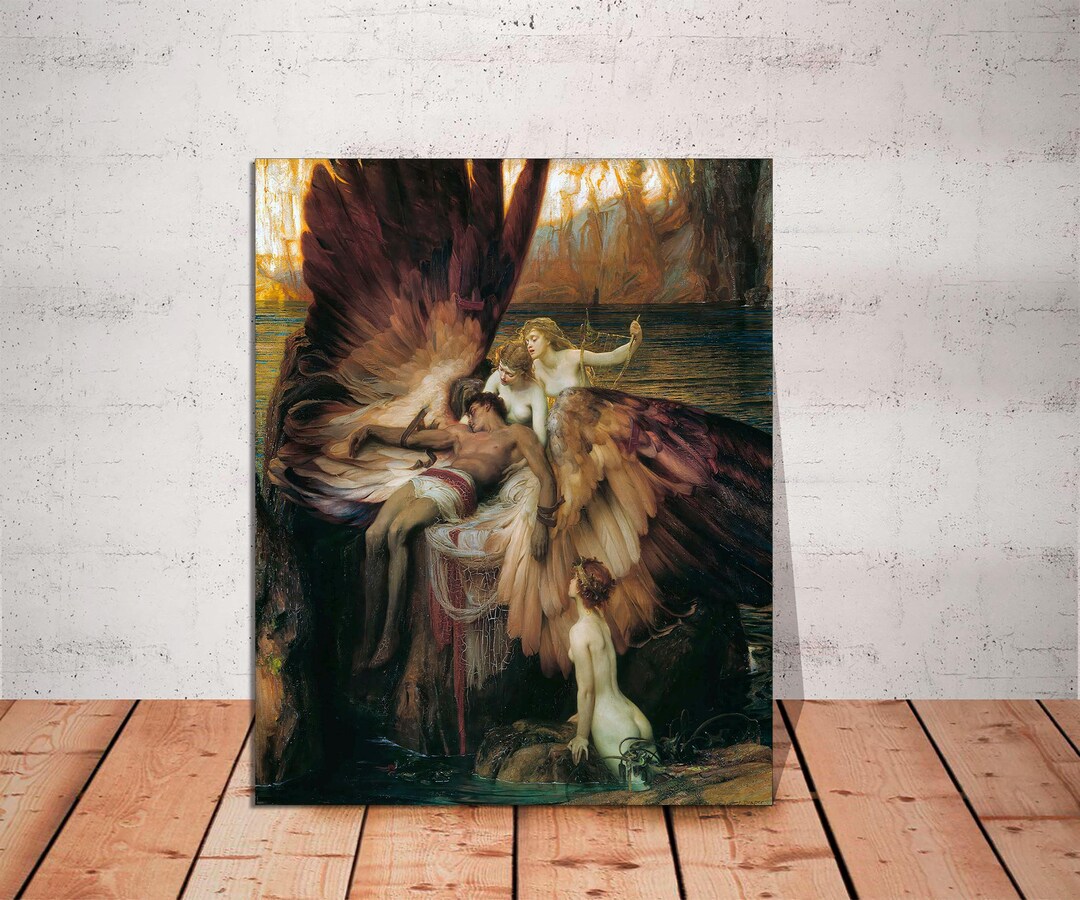 The Lament for Icarus Canvas Print: Renaissance Realism Wall Art - Etsy