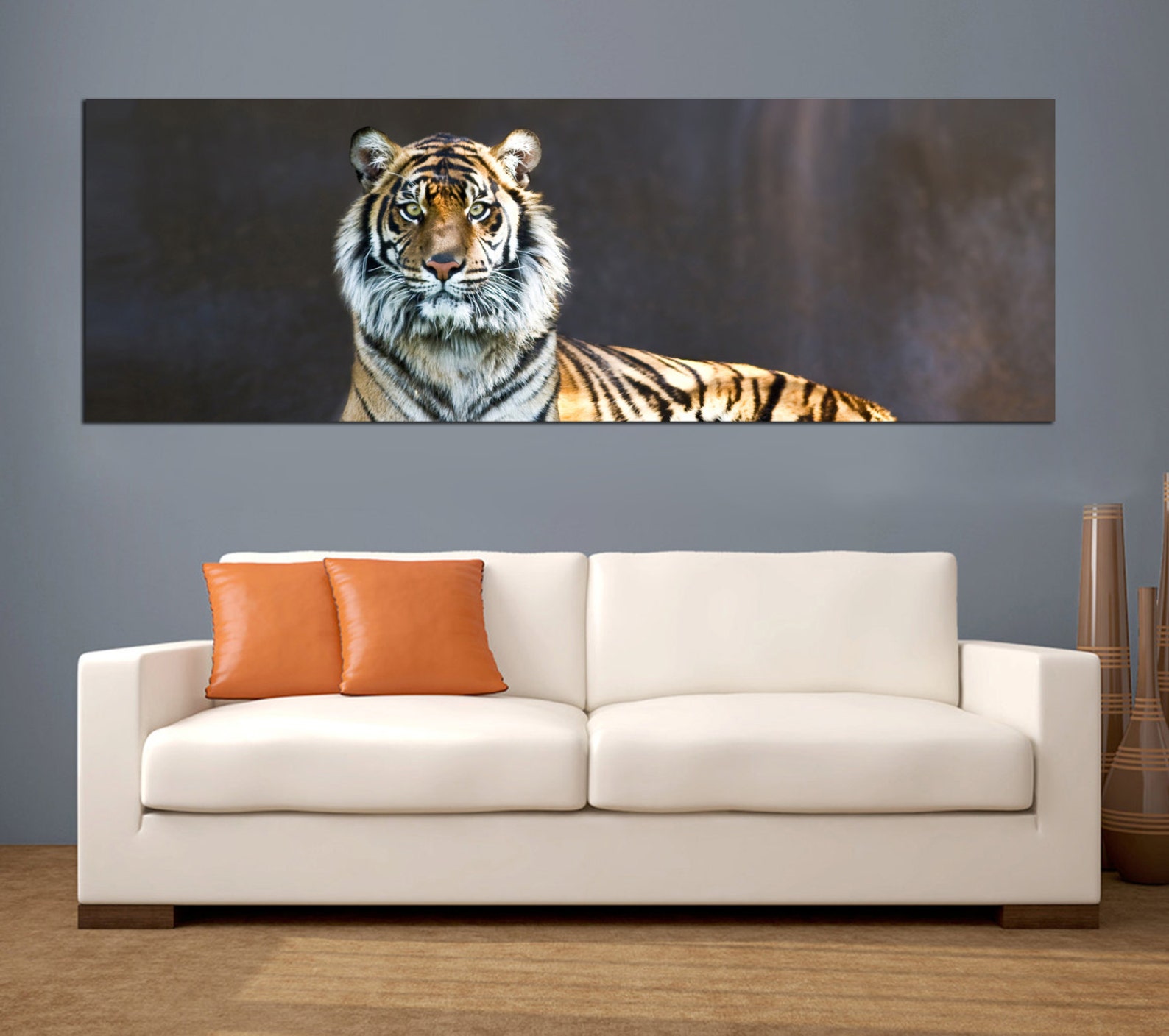 Tiger Canvas Wildlife Photography Shot Printed on a Canvas. - Etsy