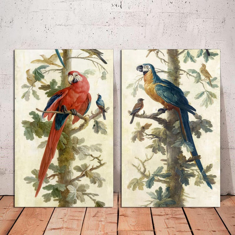 Parrot Poster - Etsy