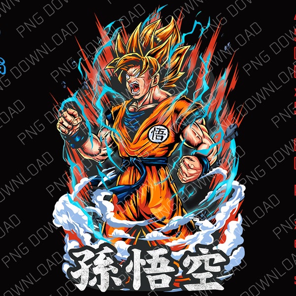 Super Saiyan Png - Etsy