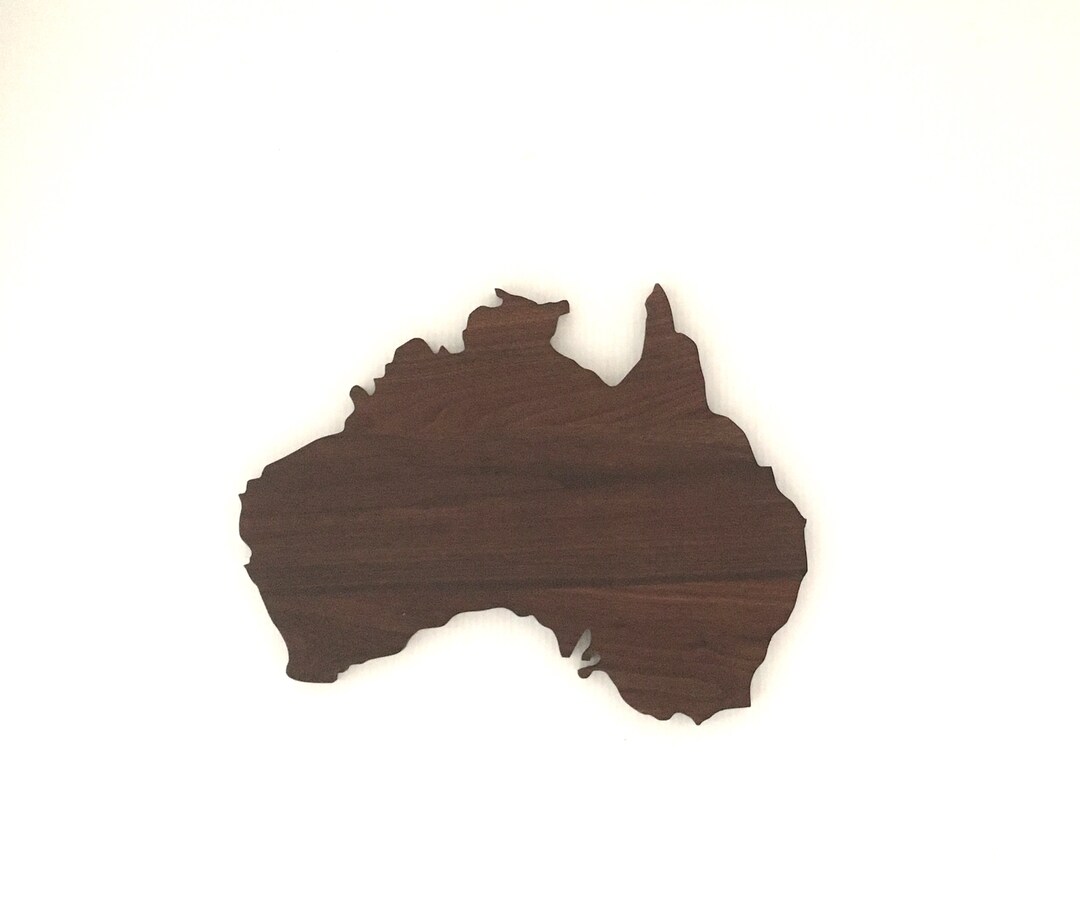 Australia Chopping Board Walnut - Etsy