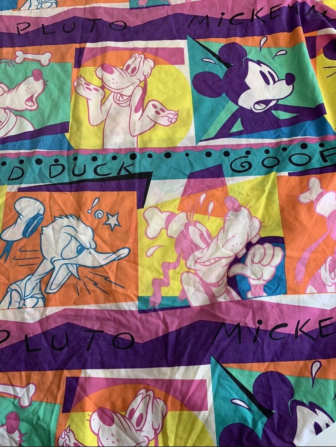 Upcycled Rare Vintage Mickey Button Up/ Retro Disney Button - Etsy