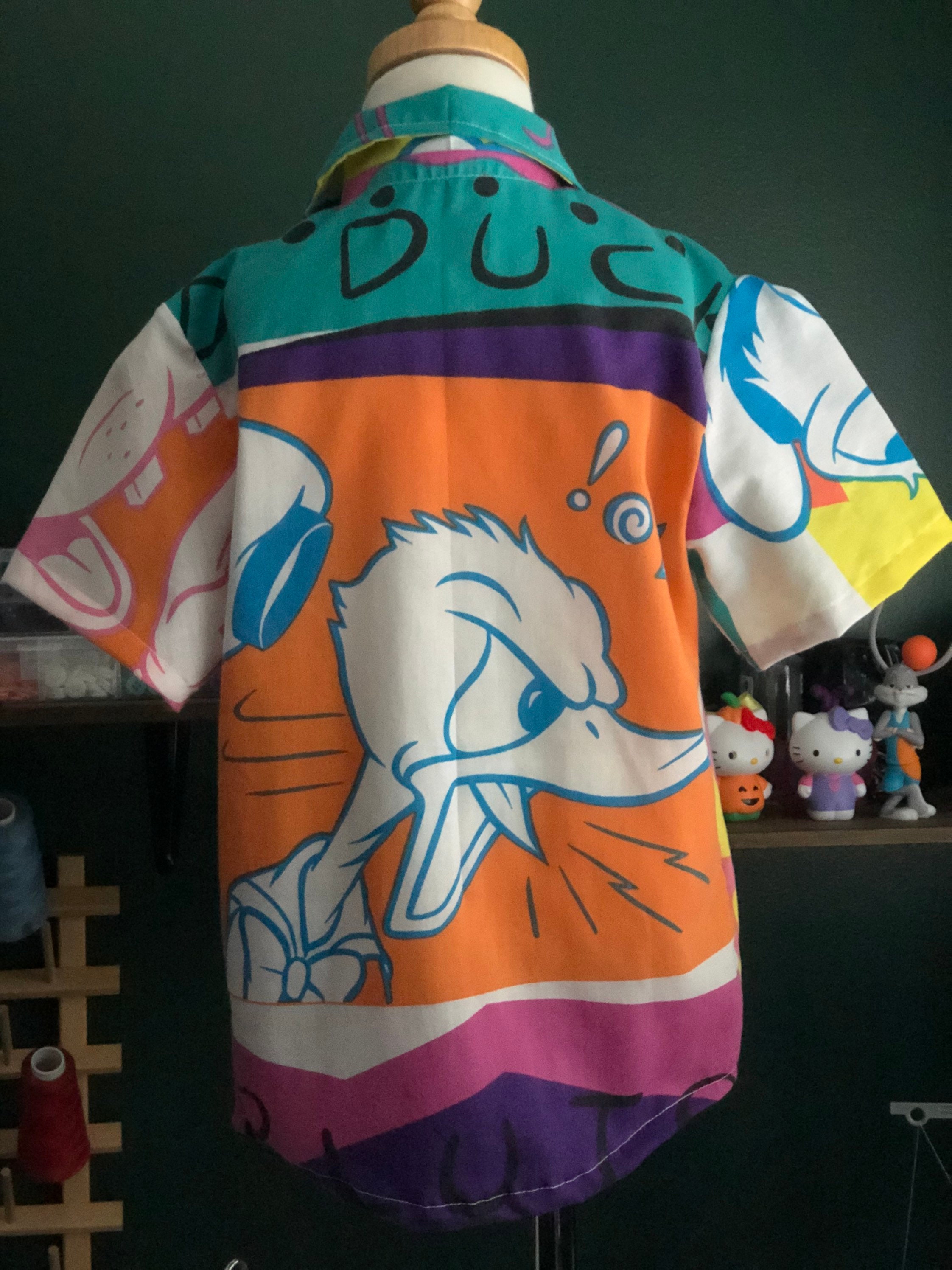 Upcycled Rare Vintage Mickey Button Up/ Retro Disney Button - Etsy