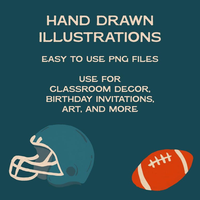 Vintage Sports Clipart Pack - Etsy