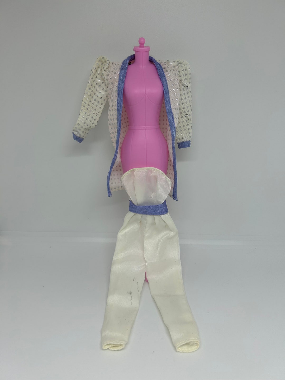 Barbie White Delight Jacket & Jumpsuit 3799 Designer Originals 1980's ...