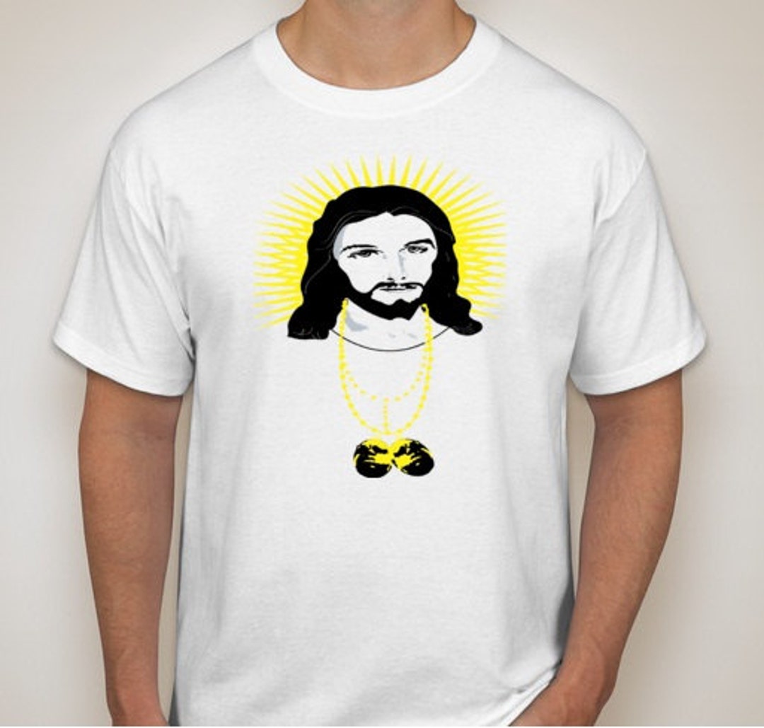 White Jesus With Biggie Piece - Etsy