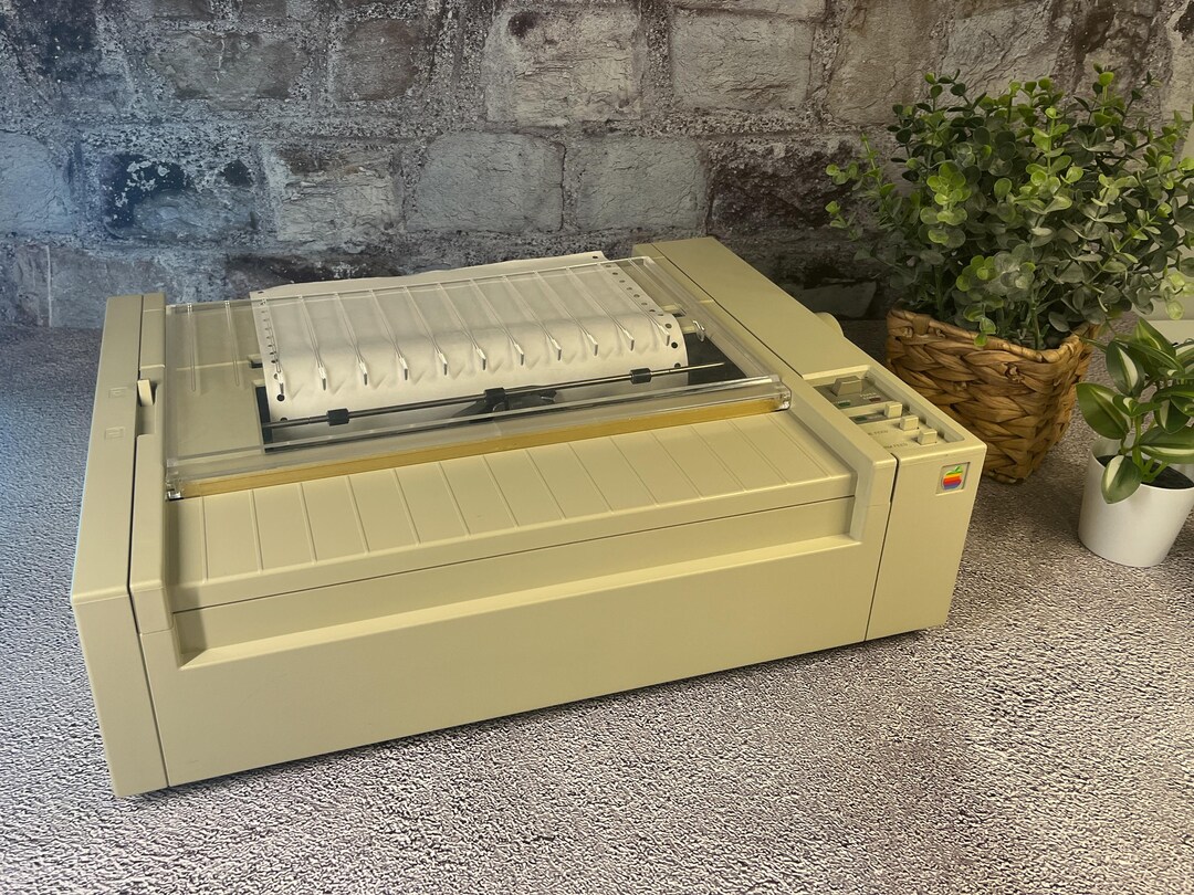 Vintage Apple Printer - Image Writer Dotmatrix - UNTESTED - Etsy