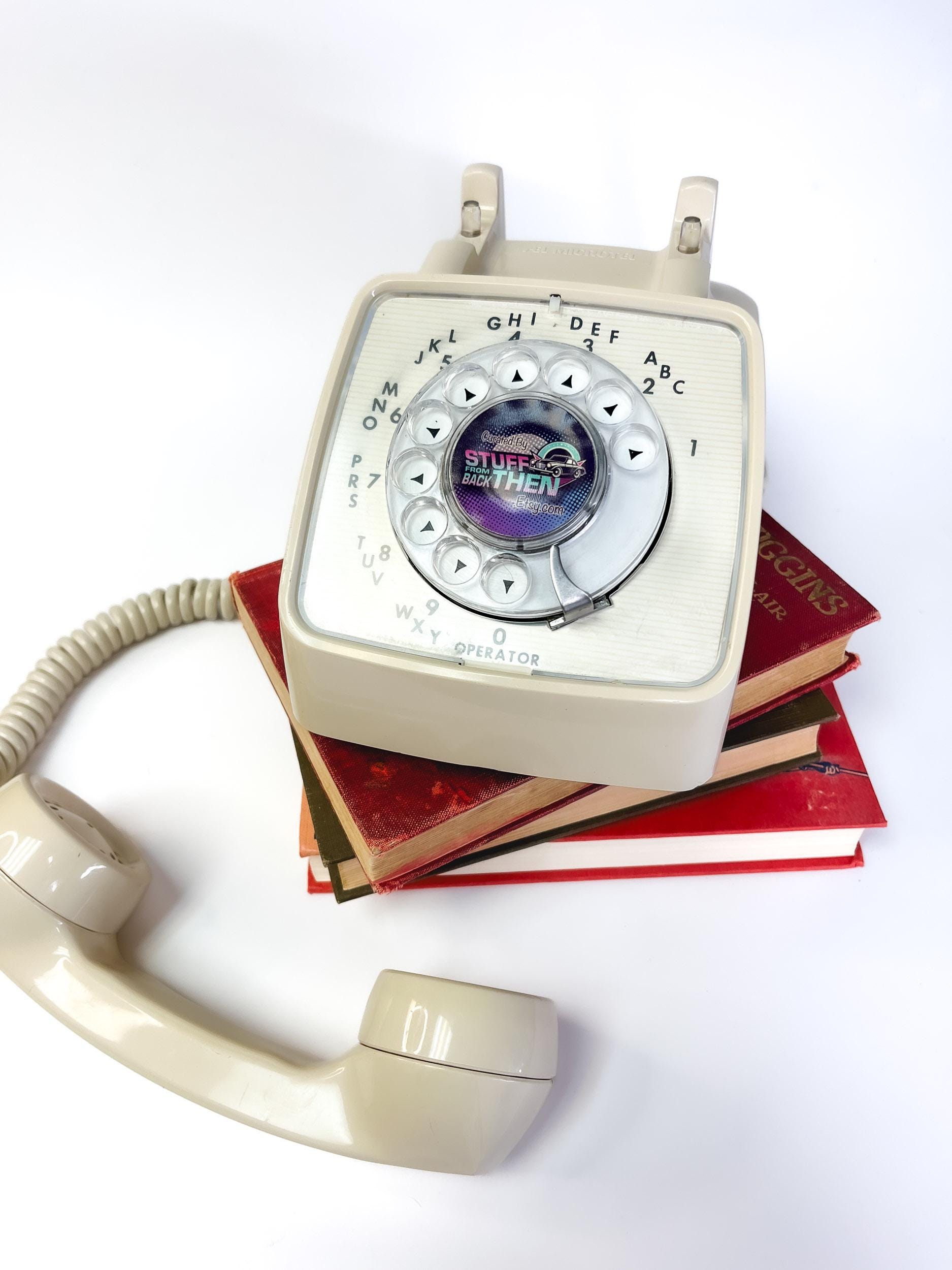 MCM Phone 1983 – Rotary Dial, Mid Century Postmodern Style – Vintage ...