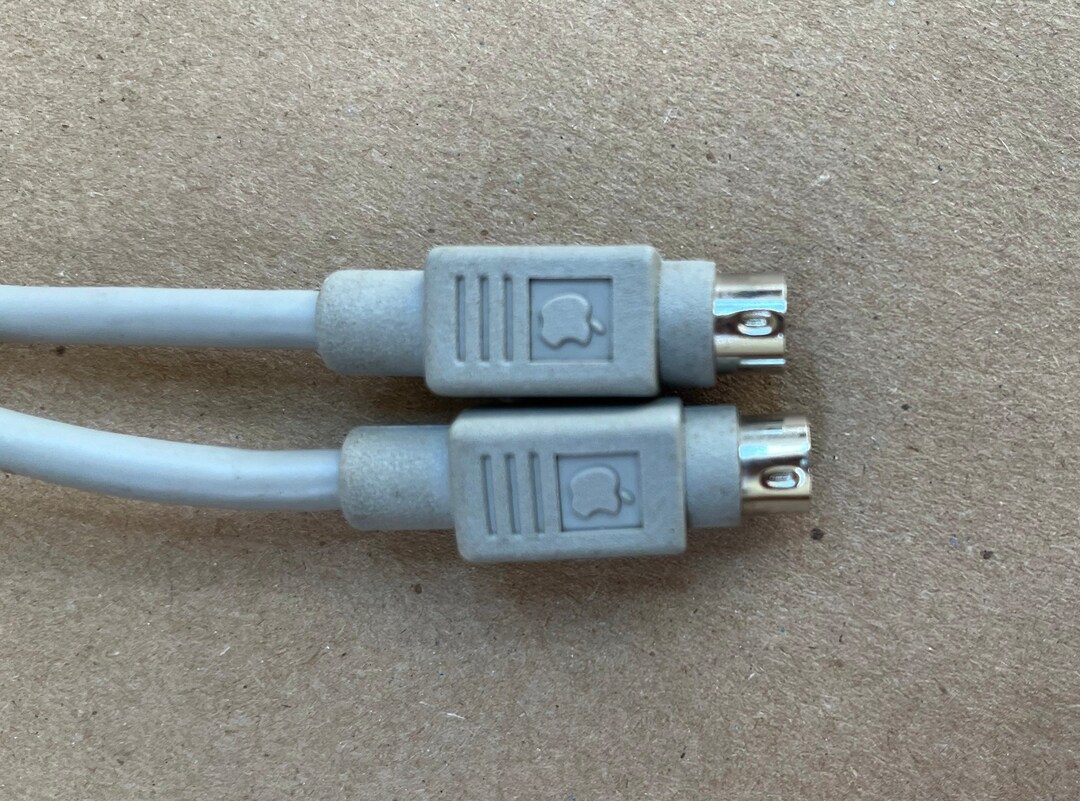 Apple Brand Data Cable - Retro Vintage Macintosh Computer Cord ...