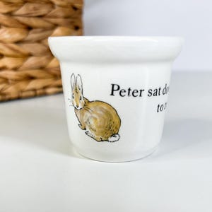 Eggcup - Wedgwood Peter Rabbit, Beatrix Potter Rabbit, Watering Can and ...