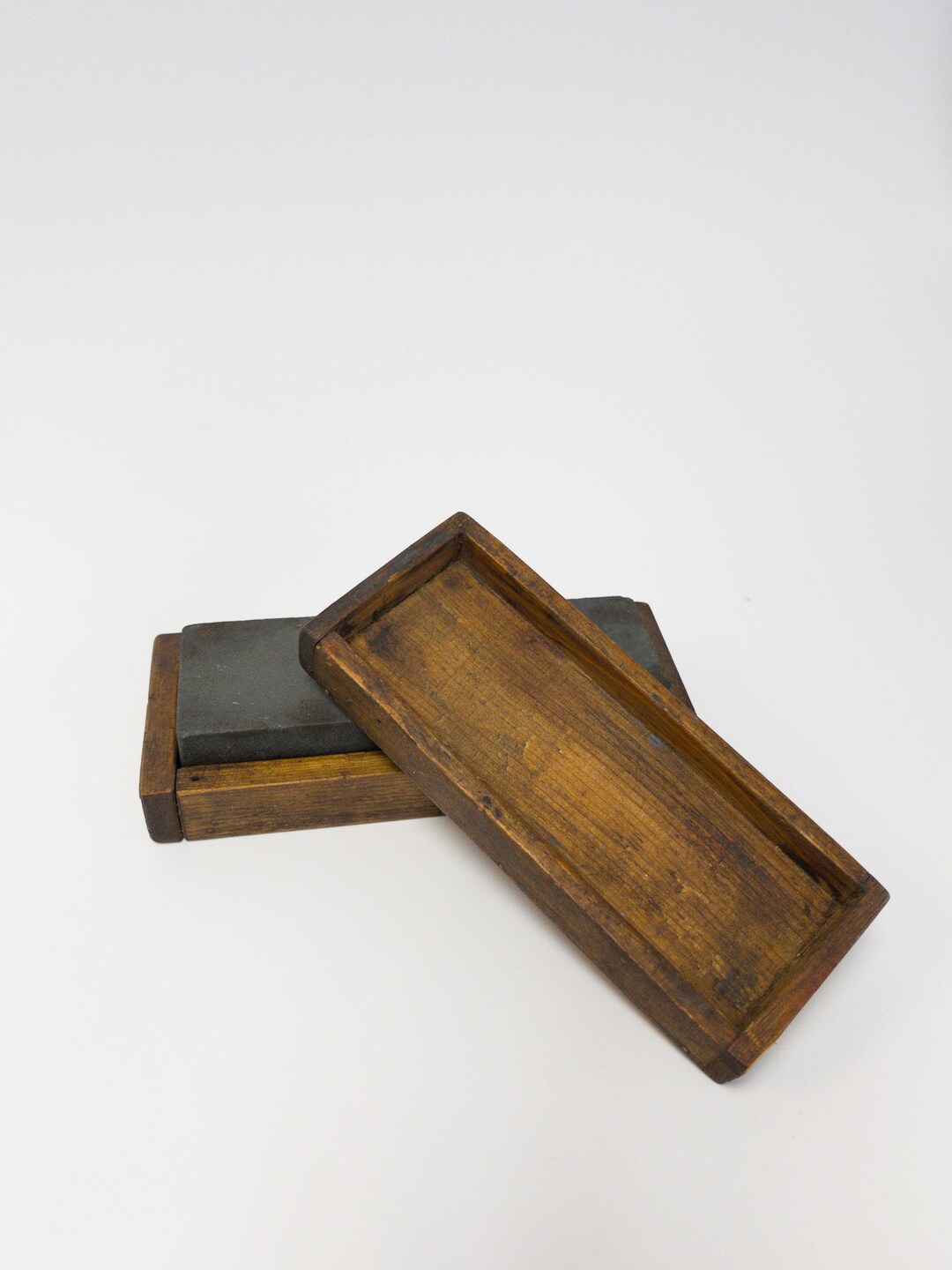 Sharpening Stone in Original Wood Box – Rustic, Functional, and Full of ...