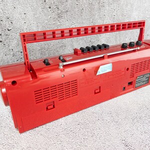 Boombox Vintage Realistic SCR-35 Boombox – Red Stereo Sound Cassette ...