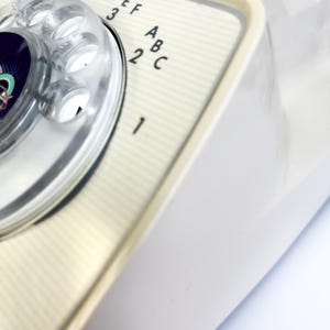 MCM Phone 1983 – Rotary Dial, Mid Century Postmodern Style – Vintage ...