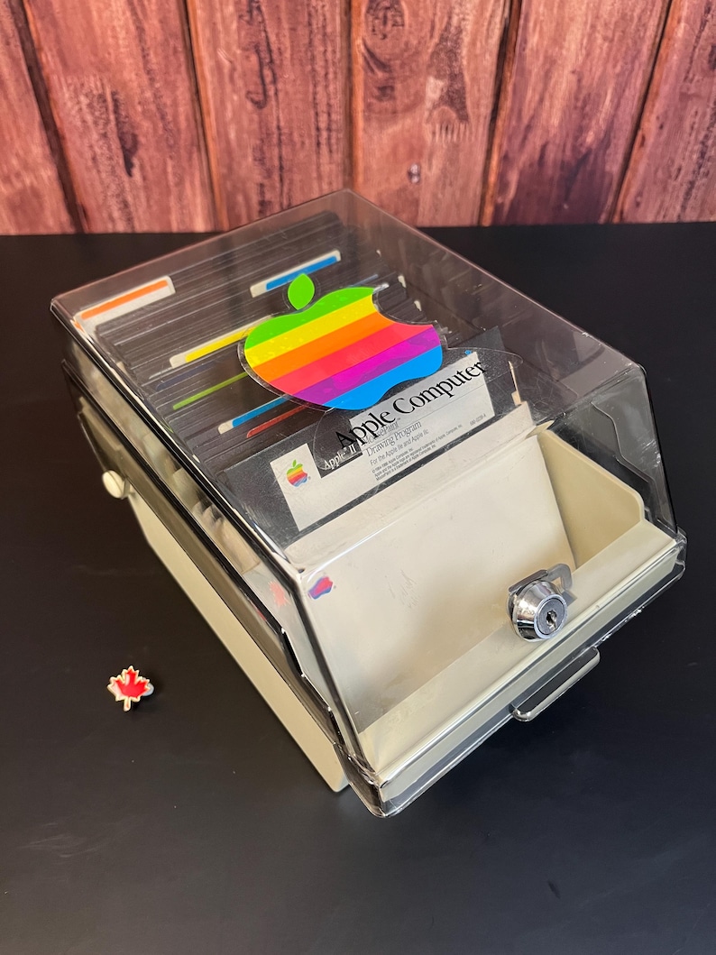 Vintage Computer Floppy Disk Organizer and Contents UNTESTED - Etsy