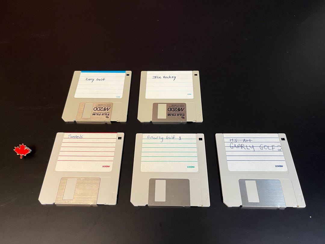 Set of 5 - Pre-used Floppy Disks - Etsy Canada